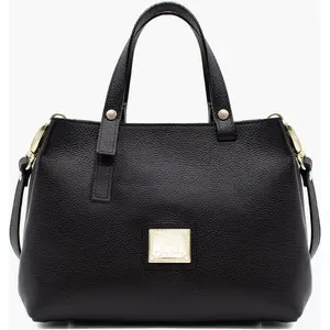 CAVALINHO Muse 490 Pebbled Leather Handbag - Black