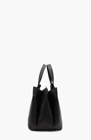 CAVALINHO Muse 490 Pebbled Leather Handbag - Black