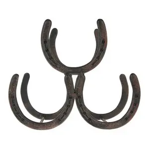 FOSTER & RYE Horseshoe 3 Bottle Wine Rack