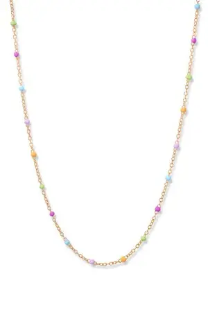 BROOK & YORK Sol 14k Plated Bead Necklace - Gold