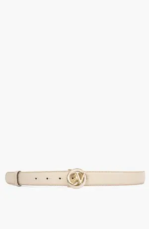 CAVALINHO Signature Cv Leather Belt - Beige