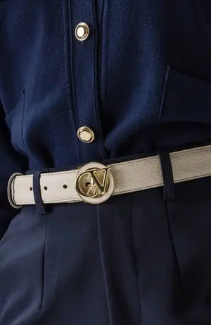 CAVALINHO Signature Cv Leather Belt - Beige