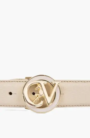 CAVALINHO Signature Cv Leather Belt - Beige