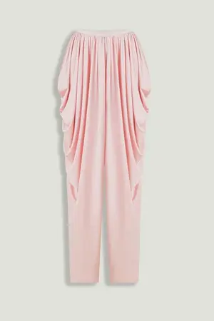 NOCTURNE Draped Elastic Waist Harem Trousers