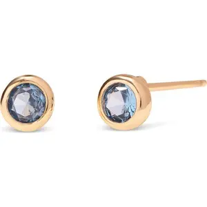 BROOK & YORK Eliza August Birthstone Stud Earrings Gold/dec
