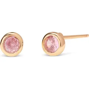 BROOK & YORK Eliza August Birthstone Stud Earrings Gold/oct