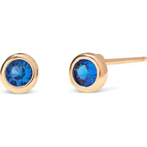 BROOK & YORK Eliza August Birthstone Stud Earrings Gold/sept
