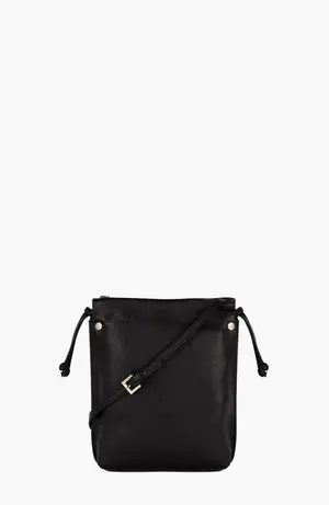 CAVALINHO Muse 563 Pebbled Leather Small Crossbody Bag - Black