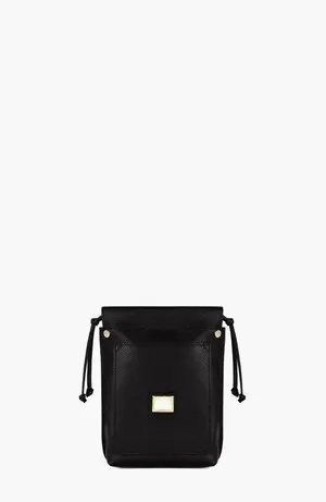 CAVALINHO Muse 561 Pebbled Leather Small Crossbody Bag - Black