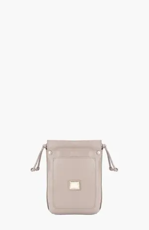 CAVALINHO Muse 561 Pebbled Leather Small Crossbody Bag - Light Sand
