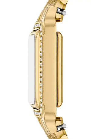 Fossil Raquel Duo Dial Watch With Crystal Bezel