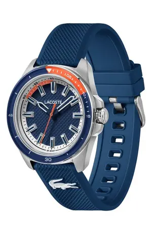 Lacoste Capbreton Silicone Strap Watch - Blue