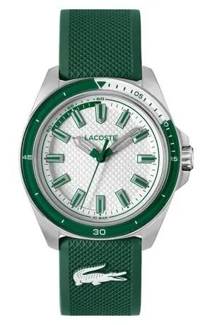 Lacoste Capbreton Silicone Strap Watch - White