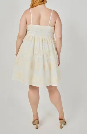 Endless Rose Floral Embroidered Minidress