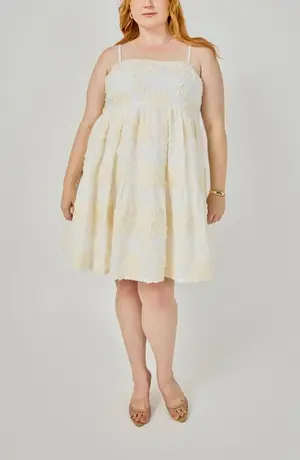 Endless Rose Floral Embroidered Minidress
