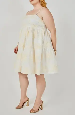 Endless Rose Floral Embroidered Minidress