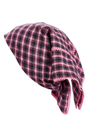 DAMSON MADDER Check Organic Cotton Bandana