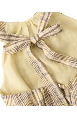 Mango Jollie Plaid Halter Top
