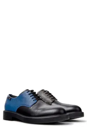 Camper Dean Twins Plain Toe Derby - Medium Blue