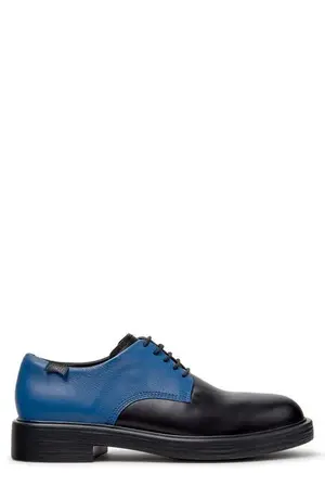 Camper Dean Twins Plain Toe Derby - Medium Blue