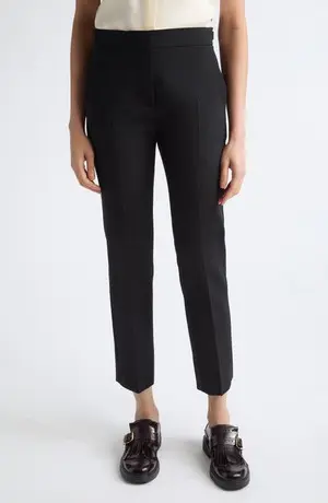 Max Mara Macino Stretch Wool Trousers - Black