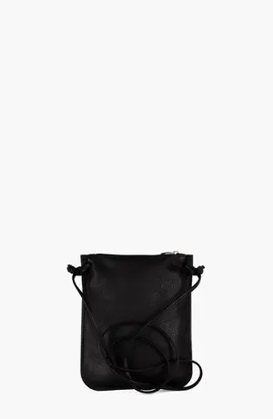 CAVALINHO Muse 564 Pebbled Leather Small Crossbody Bag - Black