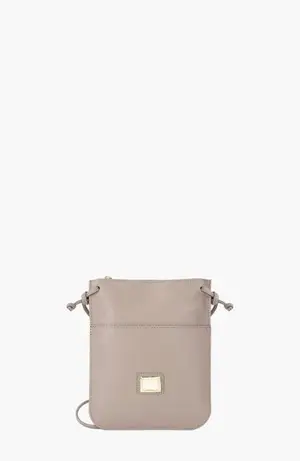 CAVALINHO Muse 564 Pebbled Leather Small Crossbody Bag - Light Sand