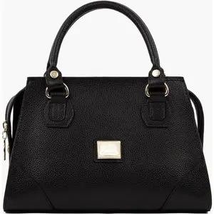 CAVALINHO Muse 602 Pebbled Leather Handbag - Black