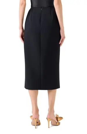 Akris Wool Double Face Pencil Skirt
