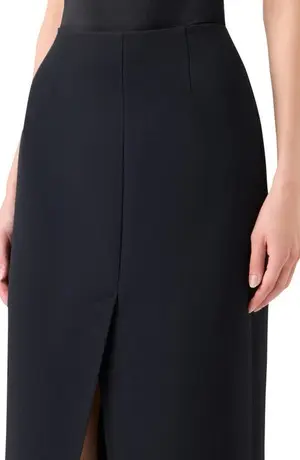 Akris Wool Double Face Pencil Skirt