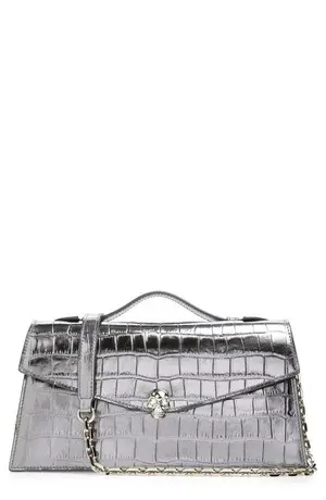 Alexander McQueen Skull Top Handle Bag - Cloud