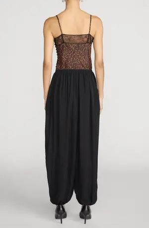 FRAME The Lace Inset Silk Camisole