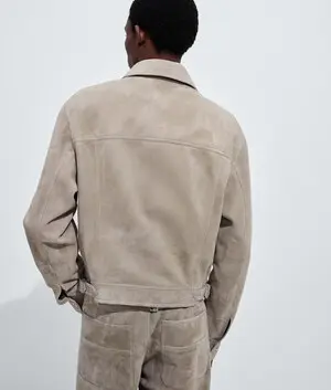 Bottega Veneta Suede Leather Jacket