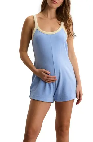 Hatch Collection The Izzy Romper - Periwinkle