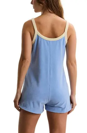 Hatch Collection The Izzy Romper - Periwinkle