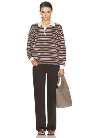 The Upside Wonder Knit Polo Top