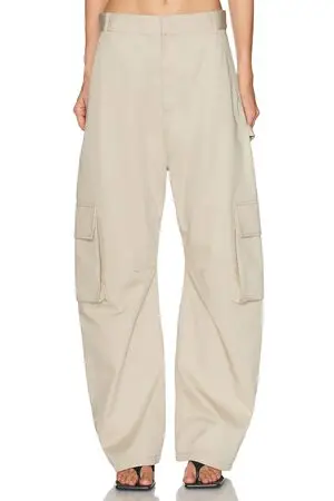 Balenciaga Relaxed Cargo Pants - Beige