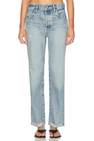 Moussy Vintage Copper Straight Leg Jeans