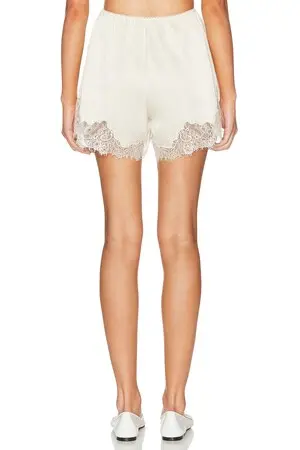 Citizens Of Humanity Lace Trimmed Tap Short - Cream