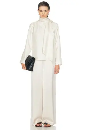 Loulou De Saison Gala Foulard Blouse - Ivory