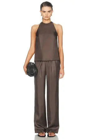 Loulou De Saison Silk Cami Cape Top