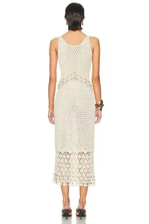 Rabanne Sleeveless Crochet Dress