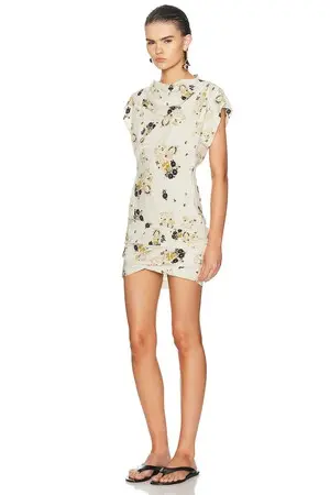 Isabel Marant Étoile Floe Dress In Ivory