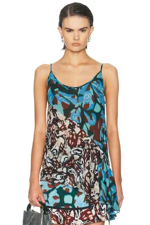 Dries Van Noten Dries Van Noten Crisanna Top In Multi Brown
