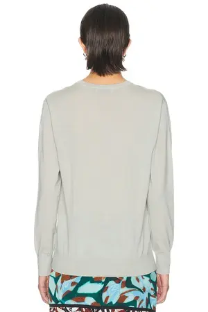 Dries Van Noten Tuomas V-neck Sweater - Light Grey