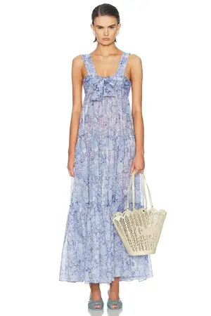 Chloé Bow Front Maxi Dress