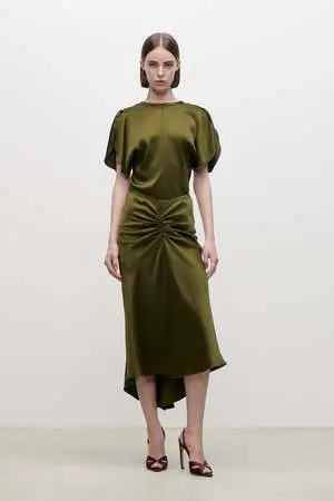 Victoria Beckham Bela Skirt - Green