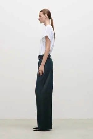 Victoria Beckham Ethel Trouser - Green