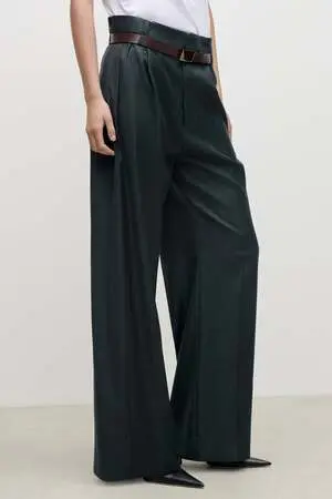 Victoria Beckham Ethel Trouser - Green