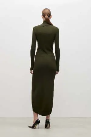 Victoria Beckham Fitted Skirt - Green